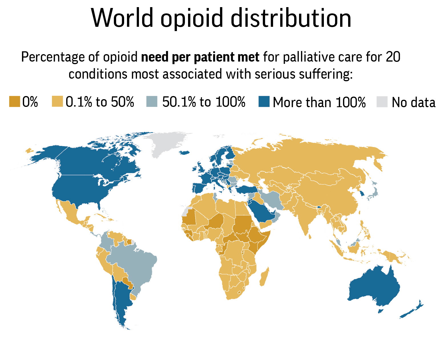 Millions die suffering amid global opioid gap, report says | News ...